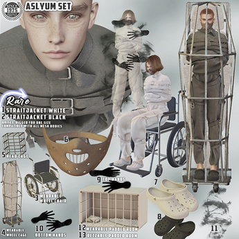 Second Life Marketplace - 11.[Since1975] Asylum - Dark Aura (wear me)